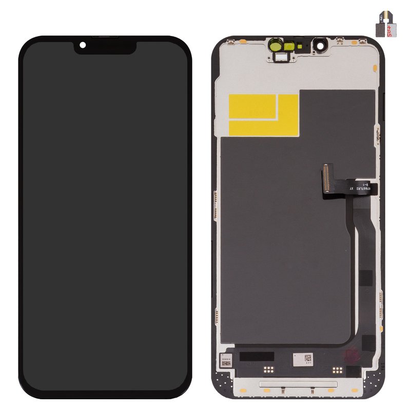 LCD compatible with iPhone 13 Pro Max, (black, with frame, AAA, (TFT ...